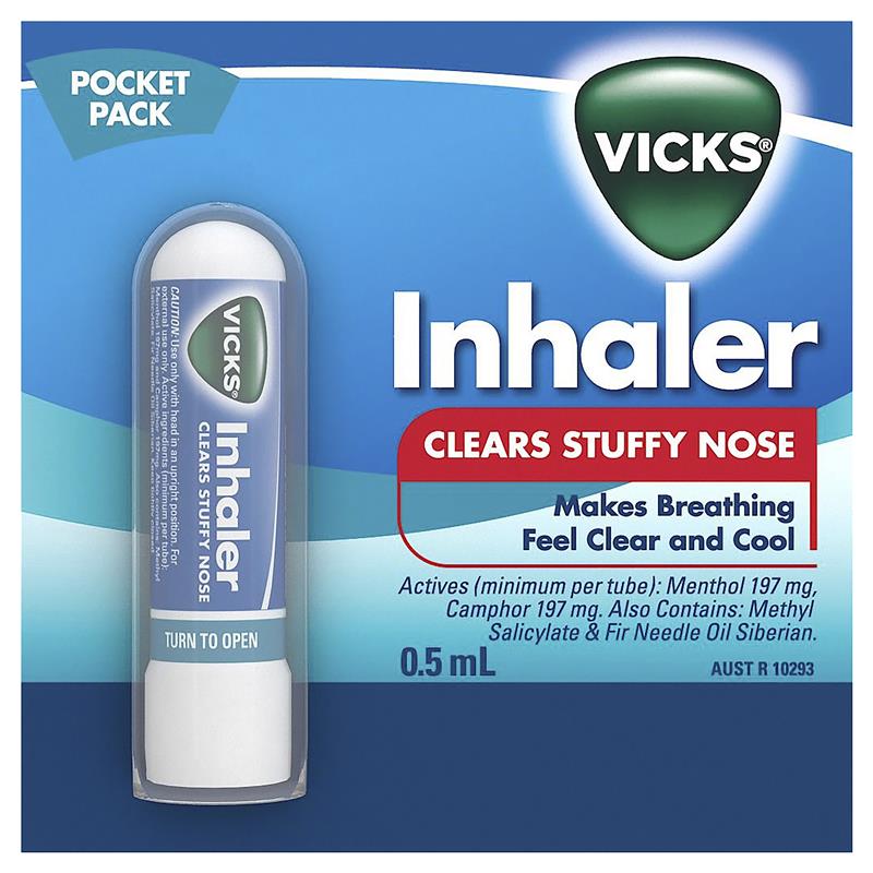 Vicks Inhaler Pocket Pack – Whanaupharmacy