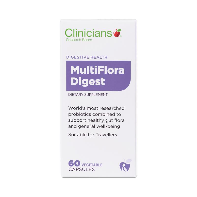 Clinicians Multiflora Digest 30 Capsules – Whanaupharmacy
