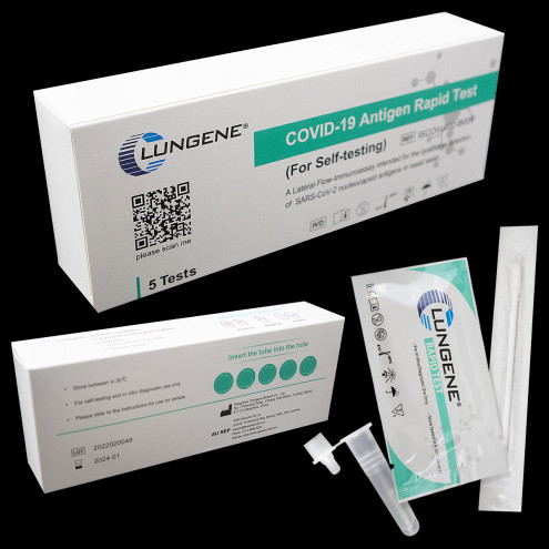 Covid-19 Antigen Rapid Test kit CLUNGENE (5 tests) – Whanau Pharmacy